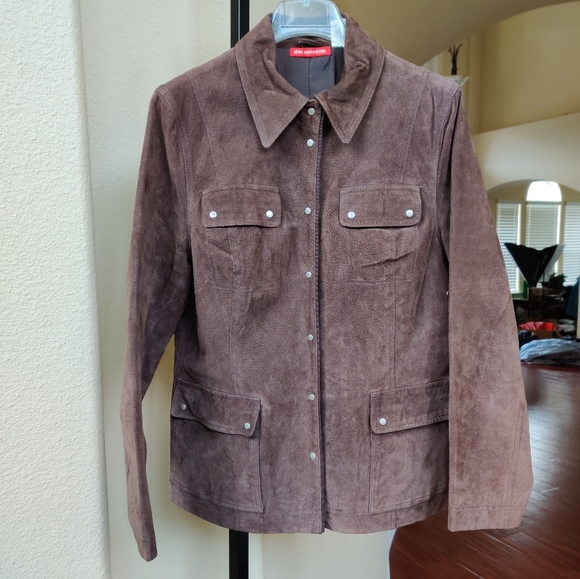 Alain Manoukian | Jackets & Coats | Alain Manoukian Suede Leather ...